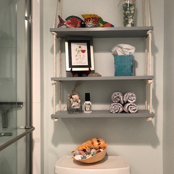 Nautical Rope Shelf / Rope Shelf / Nautical Shelf / Nautical Nursery ...