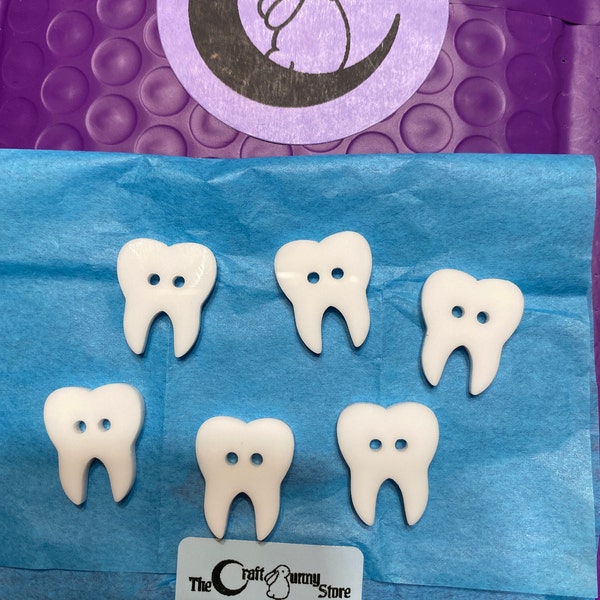 Teeth Buttons - Etsy