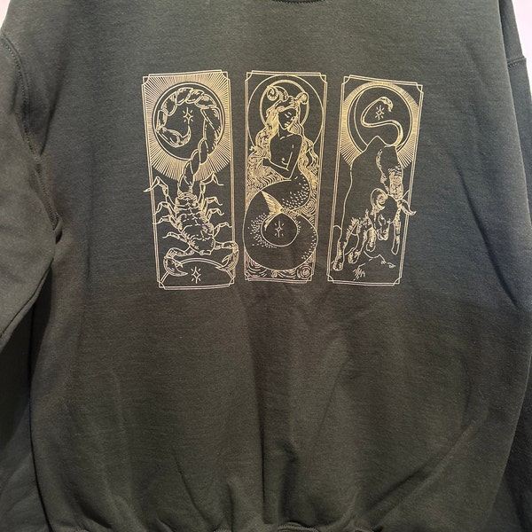 Custom Zodiac 70s Style Tote Bag Astrology Gift Reusable Bag ...