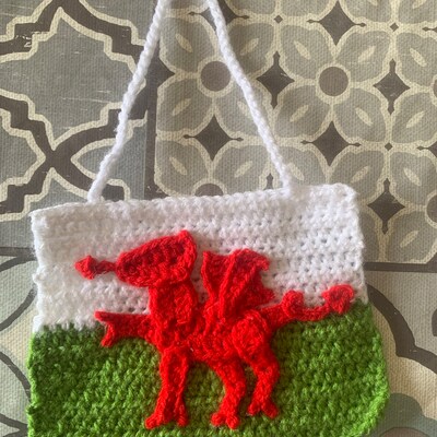 Crochet Pattern Wales Flag Instant Pdf Download - Etsy UK