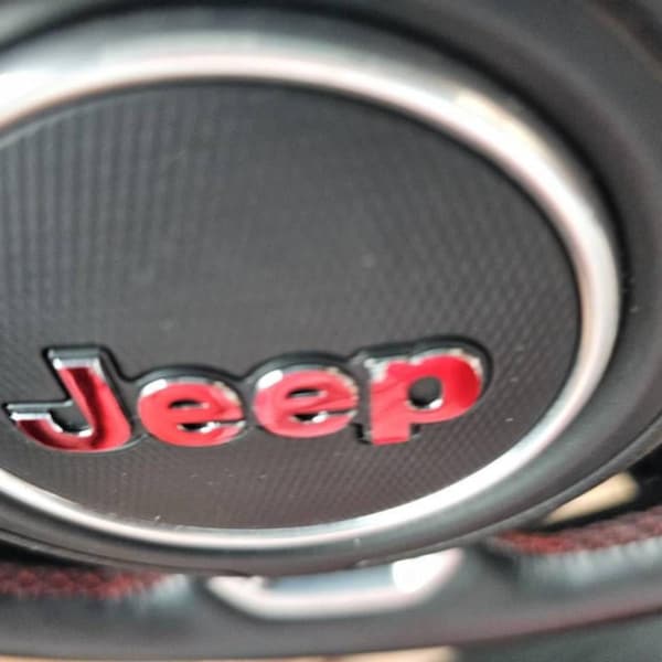 Holographic Sequins Jeep Emblem Sticker Decal, Wrangler JK, TJ, JL ...