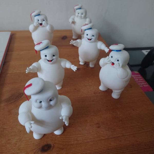 Mini Puft Stay Puft Set of 3 Ghostbusters With Heads - Etsy