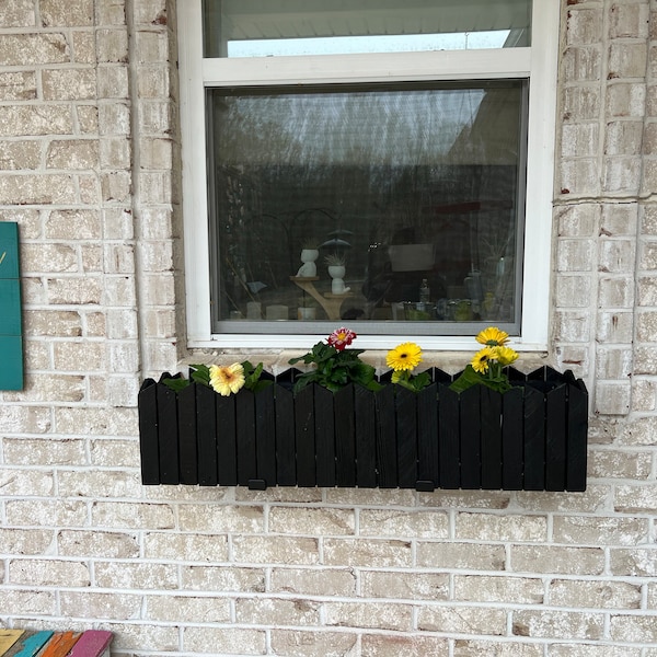 Window Box Angle Top Planter - Etsy