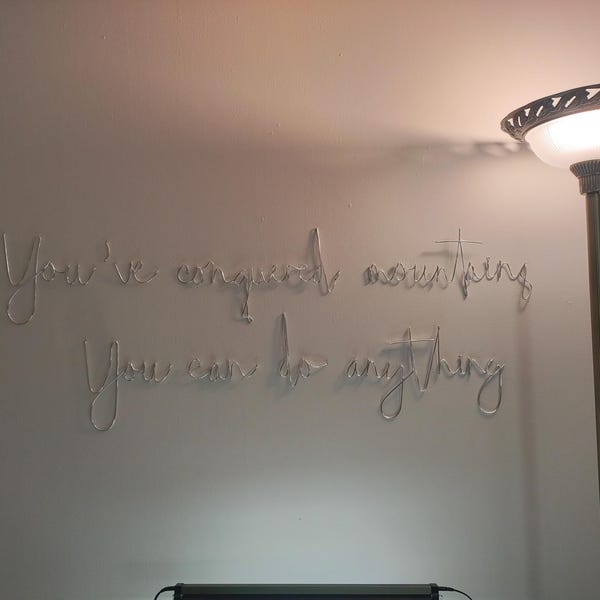 AUTOGRAPH Font | Wire Words | Wire Word Sign | Personalized Wall Art ...