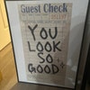 Guest Check Matte Fine Art Print Trendy Wall Art Prints Guest Check Poster You Look so Good ...