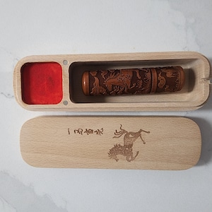 Rectangle Chinese Name Chop Chinese Stamp Custom Wood Stamp - Etsy