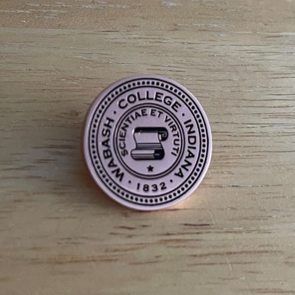 Custom Logo Pin - Personalized College Emblem Pin - Engraved College ...