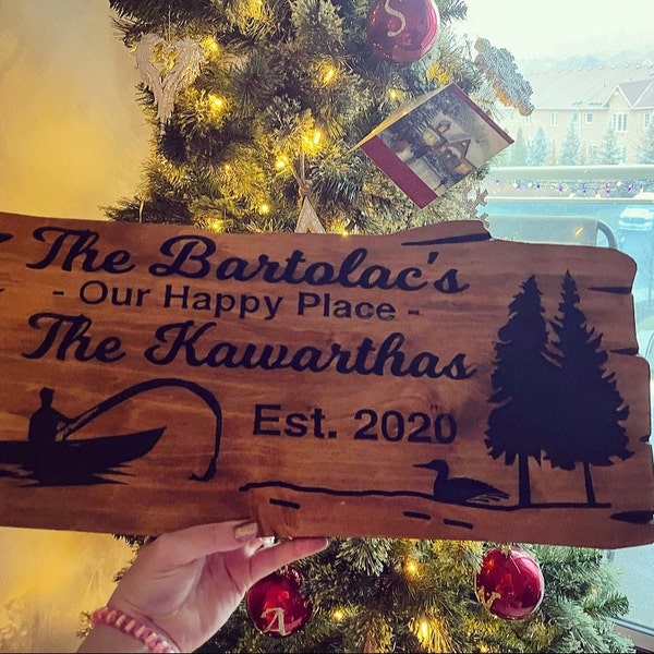 Cottage Sign | Custom Cottage Sign | Wood Cottage Sign | Anniversary ...