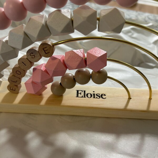 4 Ring-personalized Rainbow Abacus, Nursery Decor Bohemian, Abacus ...