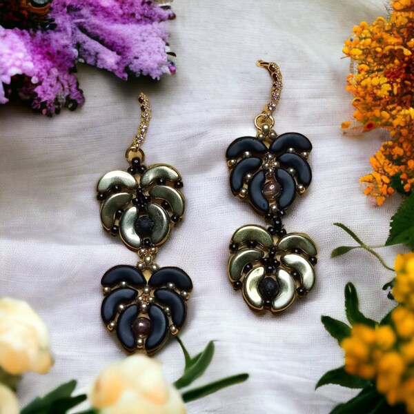 Beading Pattern Ginko Bead Paisley Bead Bracelet, Easy Tutorial Stylish ...