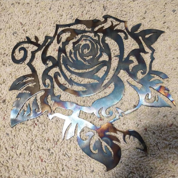 Rose Dxf , Svg , Png , Files , Rose , Wall , Art , Cut , File , Flower ...