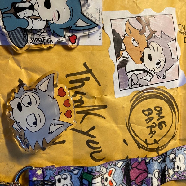 LEGOSHI LANYARD With Pin Beastars - Etsy