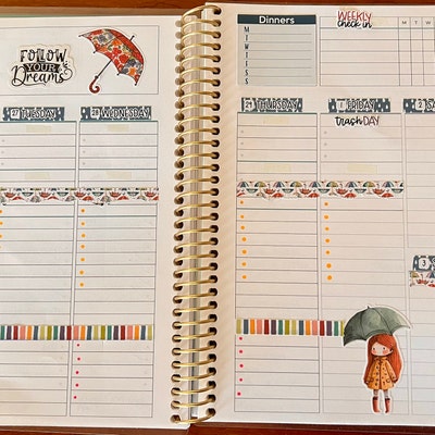 196 THIS MONTH Script Planner Stickers Handlettered by Hancanplan - Etsy