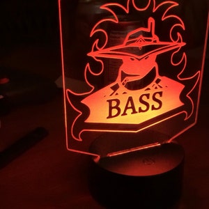 Personalized CUSTOM Multi-color Laser Engraved Edge Lit LED Acrylic ...