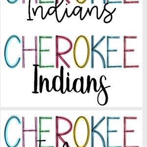 Block Letters, Colorful Doodle Alphabet, PNG Bundle, Doodle Sublimation ...