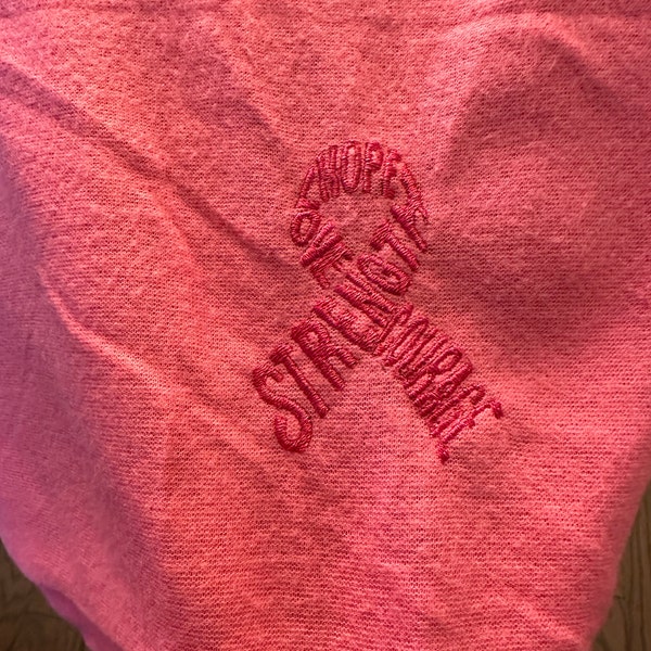 Breast Cancer Awareness Ribbon, Hope Strength Love Machine Embroidery ...