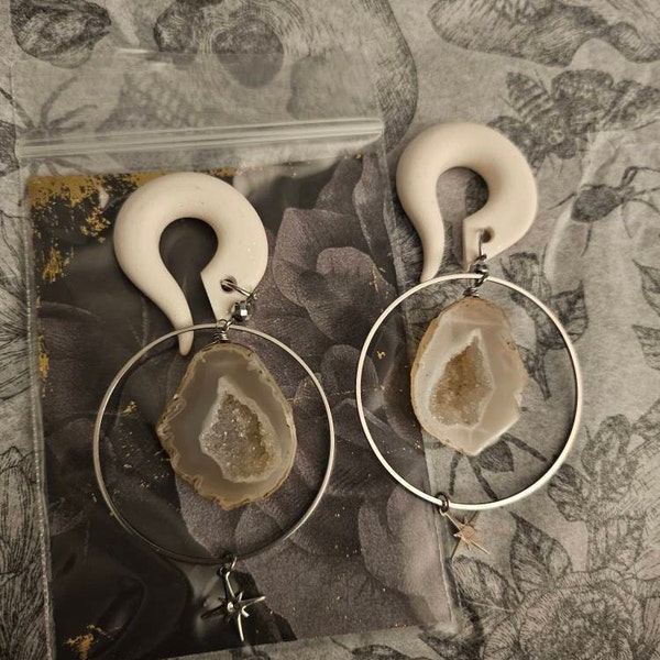 Large Hoop Plugs // Gauges // Customizable 2-2.5" Inch Hoops // Pick ...