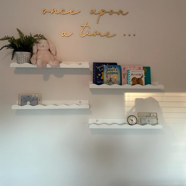 Once Upon a Time Cut Out, Nursery Wall Decor, Reading Wall, Fairytale ...