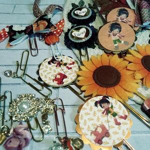 Fall Apple Pickers Clipart Cute Characters Black - Etsy