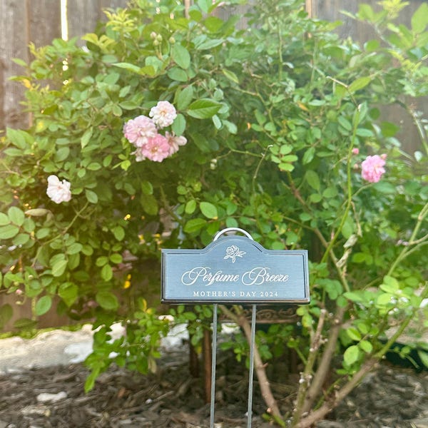Custom Engraved Acrylic Tree Plaque | Personalized Garden Sign ...