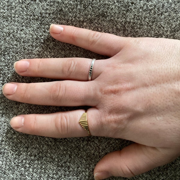 Clam Ring, Shell Ring, 14K Solid Gold Ring, Fan-shape Ring, Scallop ...