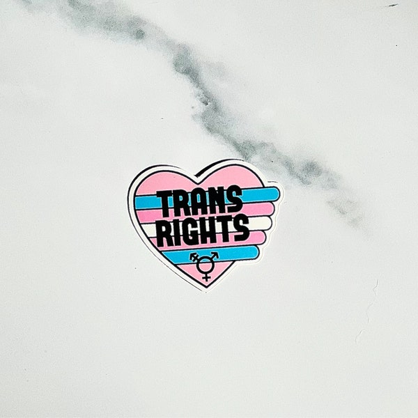 Trans Rights Vinyl Sticker - Equality Sticker - Etsy