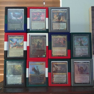 MTG EDH Commander Deck Box W/ Toploader Slot for Stanley Tool Box ...