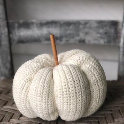 Crochet Pattern / Rectangle Pumpkins / Easy Fall DIY Centerpieces ...