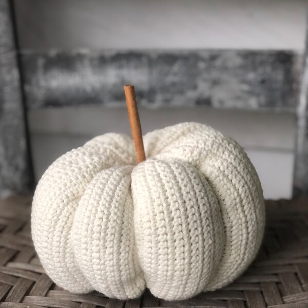 Crochet Pattern / Rectangle Pumpkins / Easy Fall DIY Centerpieces ...