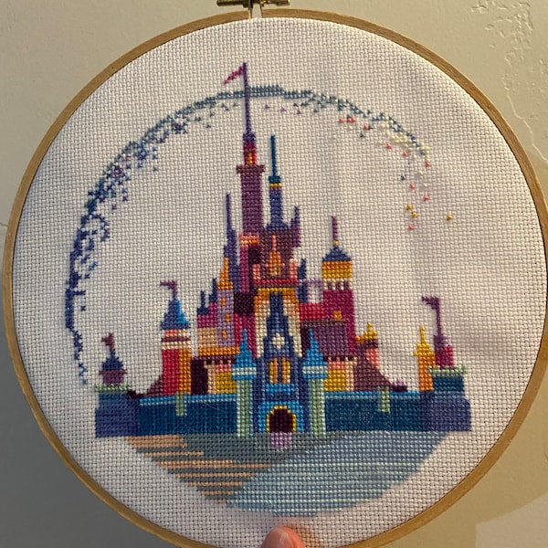 Cinderella Castle #P118 Cross Stitch Embroidery Pattern Download ...