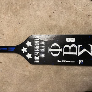 Delta Paddle, Personalized Sorority Paddle, Customized Paddle, Sorority ...