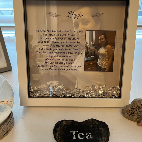 Personalised Remembrance Frame. in Memory Frame. Sympathy Gift ...