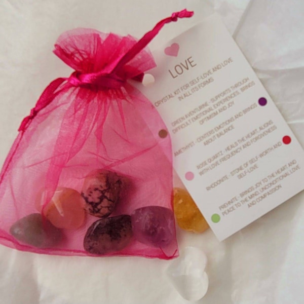 Crystal Kit, Mood Booster, Healing Crystals, Tumbled Stones ...