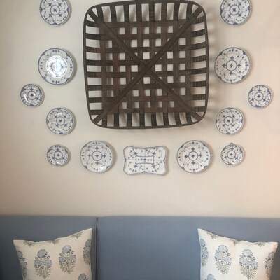 Pillow Cover, Imperial Trellis Mandarin, Lumbar, Geometric, Orange ...