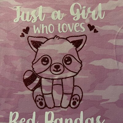 Red Panda Svg Png Just a Girl Who Loves Red Pandas - Etsy