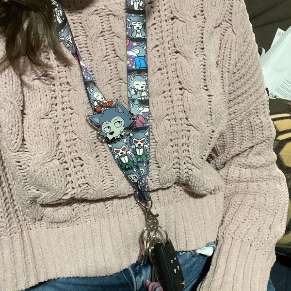 LEGOSHI LANYARD With Pin Beastars - Etsy
