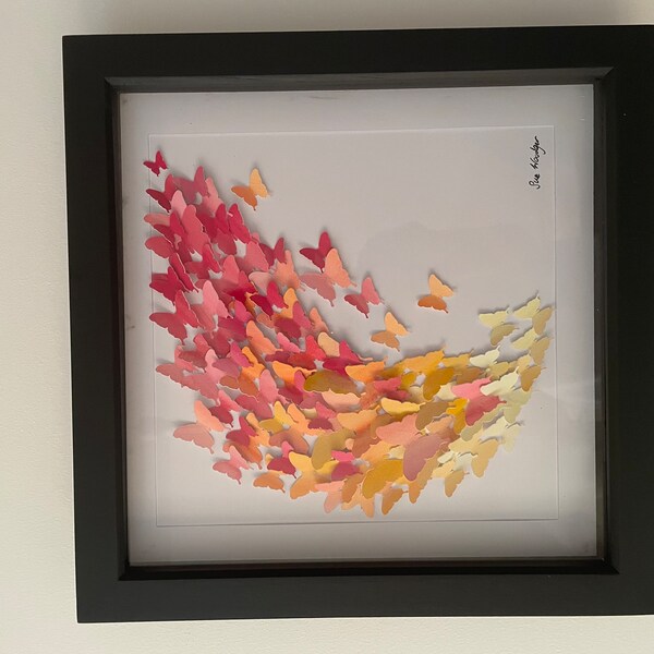 Shoaling Fish Unique 3D Artwork/ Fish Picture/ Painted Fish Wall ...