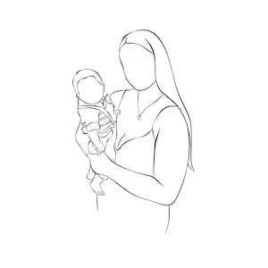 Twin Angel Baby Line Art Twins Angel Wings Line Drawing Memorial Baby ...