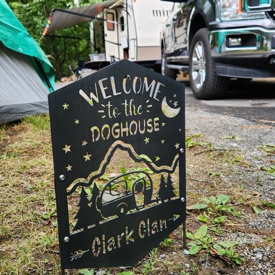 Iceland Hiking Ornament With 2 Hikers Cut Outs Made From Raw - Etsy