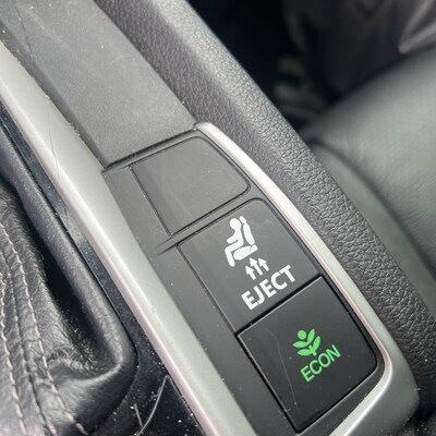 Eject Button Decal, Car Decal, Eject Passenger Button, Blank Button ...