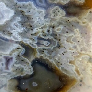 Purple Mexican Moss Agate Cabochon 61 X 36 X 6 Mm - Etsy