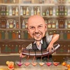 Personalized Bartender Caricature, Mixologist, Barman Gifts, Barman ...