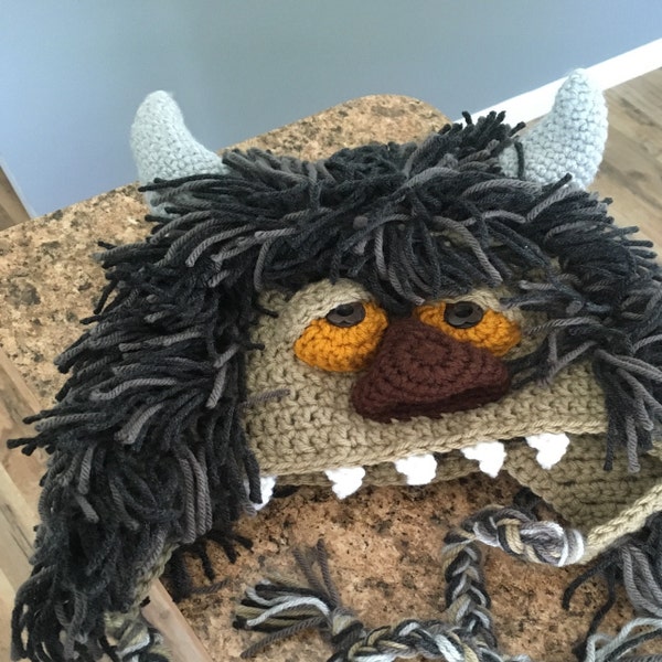 Crocheted Where the Wild Things Are Hat Carol - Etsy