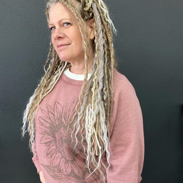 Boho Dreadlocks| Mix of Double Ended Dreadlocks| Full Set| Light Brown ...