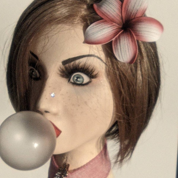 Cleo the Mummy Mannequin Head - Etsy