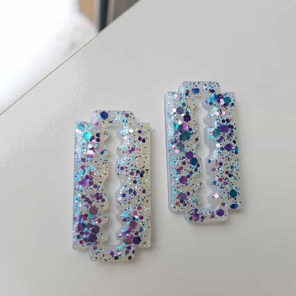 Razor Blade Mold for Epoxi and Uv Resin - Etsy