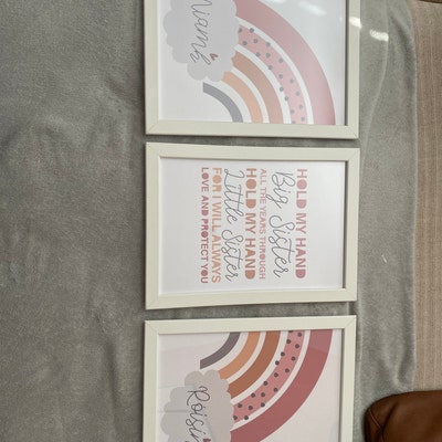 Twins Nursery Prints, Rainbow Prints, Twins Bedroom Prints, Twins ...