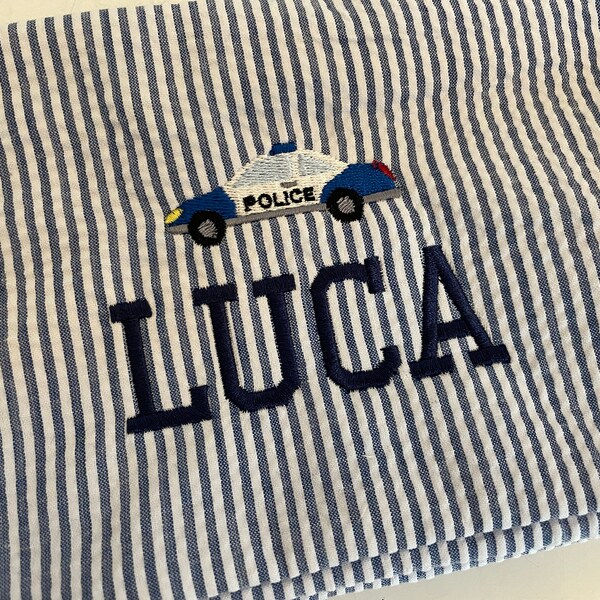 Police Car Embroidery Design. Police Car Design. Mini Police Car. Baby ...