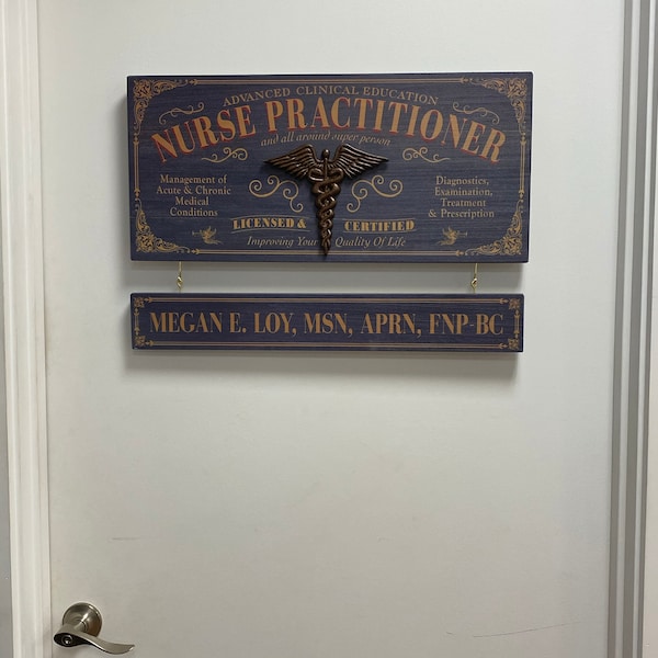 Nurse Practitioner Wood Sign With Optional Personalization >>> Order by ...