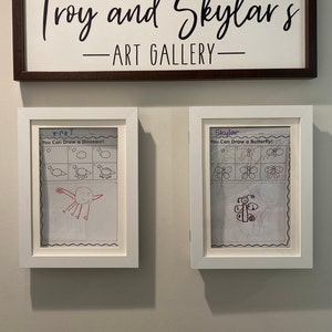 Kids Art Gallery Sign, Childrens Art Display Sign, Playroom Art, Kids ...